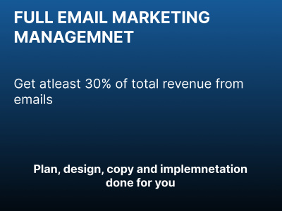 Full Email Marketing Package | Upwork