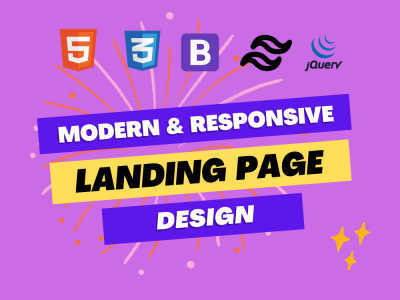 Responsive html landing page design | Upwork