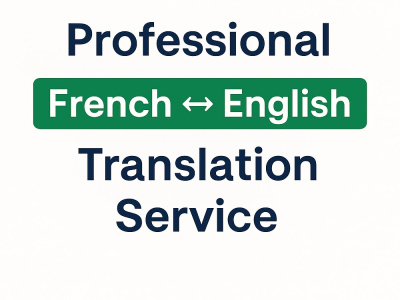 Professional French ↔ English Translation – Accurate and Fast | Upwork