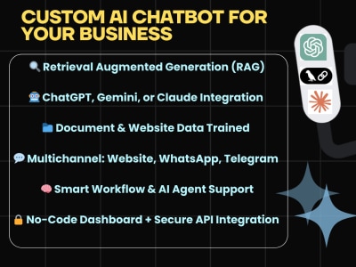 Custom AI Chatbot with RAG Integration to your existing web or expo app | Upwork