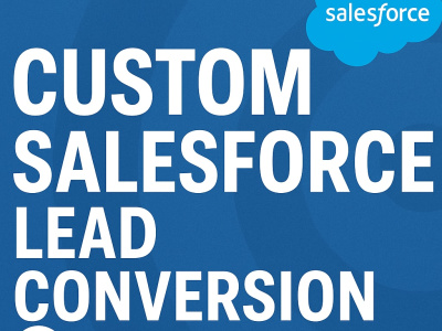 Custom Salesforce Lead Conversion Process to Enable your Sales Staff ...