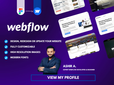 Figma to Webflow Website Design | Webflow Expert | Webflow Design | Upwork