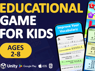 An educational and fun unity games for kids and toddlers | Upwork