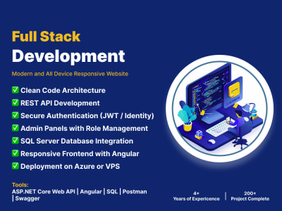 Full Stack Web Developer | Angular Expert | ASP.NET Core | RESTful APIs | Upwork