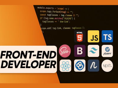 Your front end web developer for react js, next js or vue js. | Upwork
