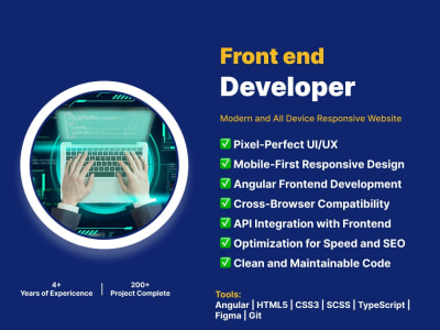 Angular Developer | TypeScript | Responsive Design Bootstrap| Tailwind| CSS | Upwork