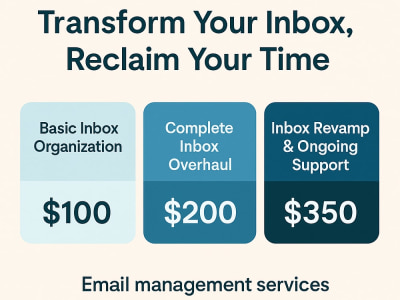 ️ Calm Your Chaos: Email Inbox Cleanup & Organization (Up to 500 Emails ...