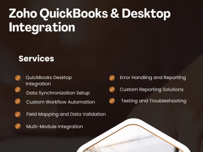 Zoho Books & QuickBooks Desktop Integration - Custom Automation ...