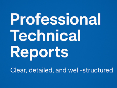 Technical report, SOP, or engineering documentation | Upwork
