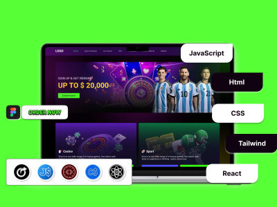 Professional Front-End Development: React, Tailwind CSS & Responsive Design | Upwork