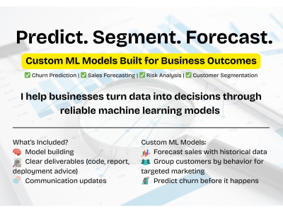 A Custom Machine Learning Model (Forecasting, Segmentation, Churn & More) | Upwork