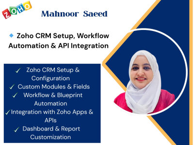 Zoho CRM Setup, Custom Modules & Automation | Upwork