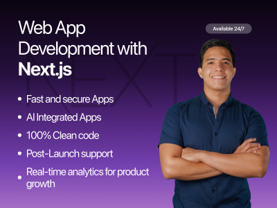 A web application designed and developed with Next.JS | Upwork