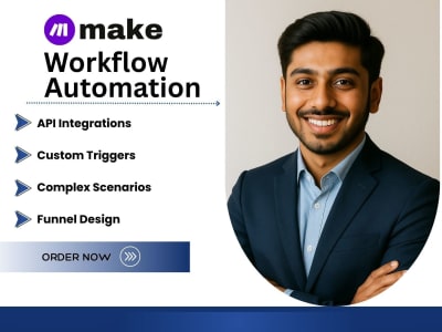 Make.com automation workflow integration on zapier and n8n integration | Upwork