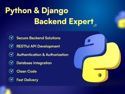 Python & Django Developer for Backend and REST API Development | Upwork