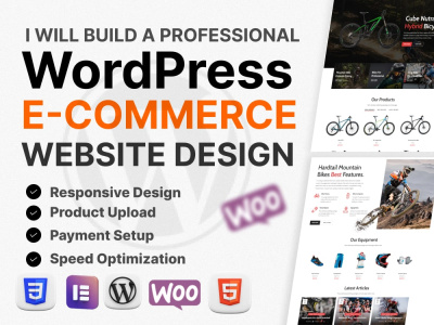 A Responsive and Modern WordPress E-commerce Website. | Upwork
