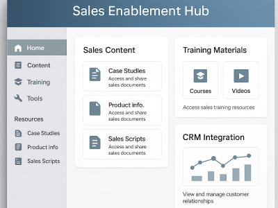 Set Up a Custom Sales Enablement Hub to Boost Team Productivity | Upwork
