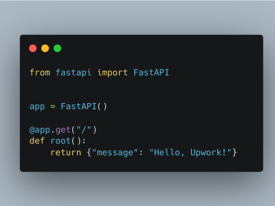 FastAPI-based REST backend (Python, PostgreSQL, Docker) | Upwork