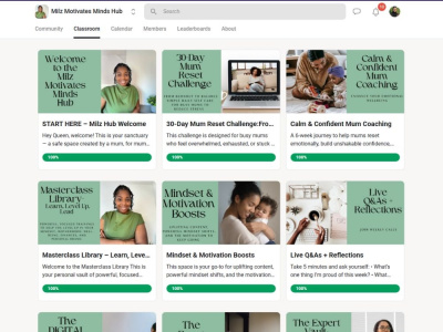 Creative skool graphic design, ebook design, skool community module ...
