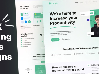 Expert crafted landing Page design, Website UI/UX Design | Upwork