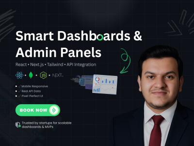 Smart Admin Dashboard or SaaS Panel with React, Tailwind & API | Upwork