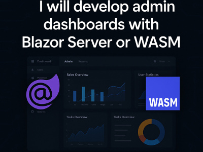 Admin dashboards with Blazor | Upwork