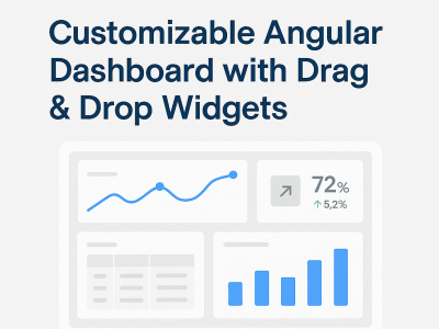 Customizable Angular Dashboard with Drag & Drop Widgets | Upwork