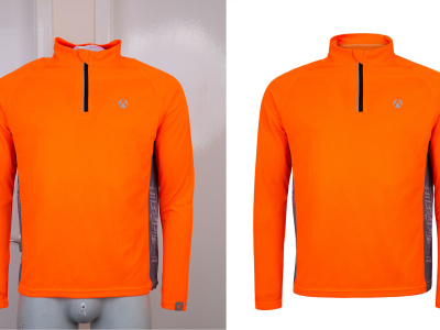 Symmetrical neck joint ghost mannequin and clothing retouch in ...