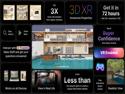 An immersive 3d xr real estate property walkthrough experience | Upwork