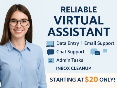 Virtual Assistant for Data Entry & Admin Support | Upwork