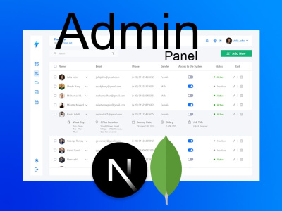 Professional Admin Panel | Dashboard | Web Portal | Upwork