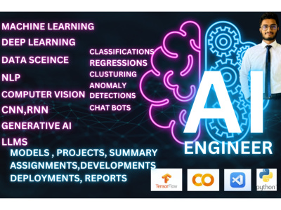 AI, Machine learning, Data science, Chatbot projects in python | Upwork