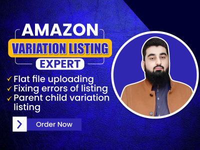 Amazon product lister and amazon flat file Expert & parent/child ...