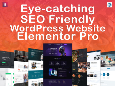 Eye catching, mobile optimized WordPress website using Elementor Pro | Upwork