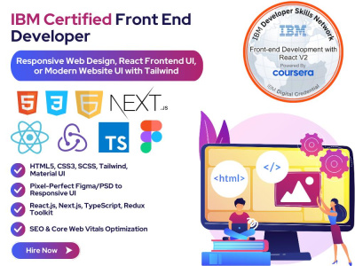 Front End Developer| React.js | Next.js | TypeScript | Tailwind | IBM ...