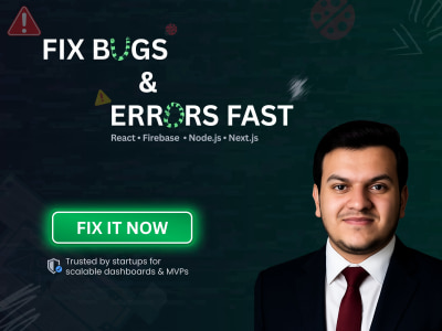 Bug fixing in React, React Native, Node.js, or Firebase apps | Upwork