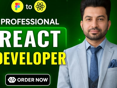 React Expert | React Developer | front end designer | Figma to React | Upwork
