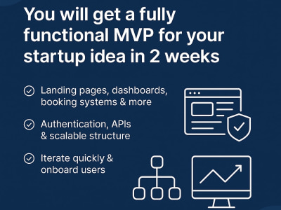 A fully functional MVP for your startup idea in 2 weeks | Upwork
