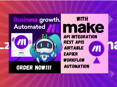 Make com marketing automation, integromat api integration workflows | Upwork