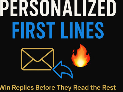 Personalized First line writing | Upwork