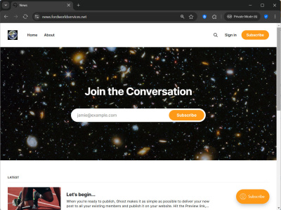 A Ghost Publishing Platform on DigitalOcean | Upwork