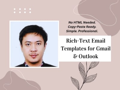 Polished Rich-Text Email Templates for Gmail & Outlook | Upwork