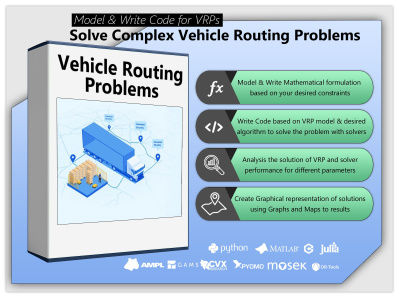 Code to solve Vehicle Routing Problem (VRP) and Mathematical Models | Upwork