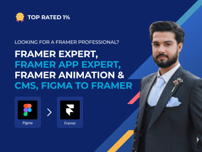 A Framer Expert, Framer App Expert, Framer Animation & CMS, Figma to Framer | Upwork