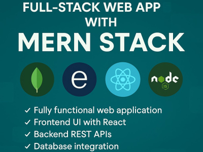 Full-Stack Web App with MERN Stack (MongoDB, Express.js, React, Node.js) | Upwork