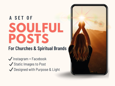 Soulful Instagram and Facebook posts for churches and spiritual ...