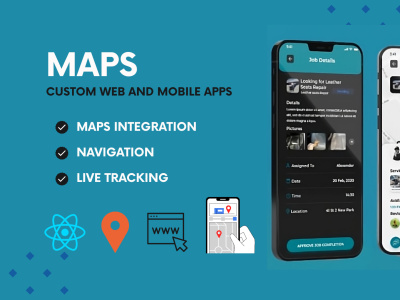 Maps Integration, Navigation, Live Tracking, Distance, Realtime ...