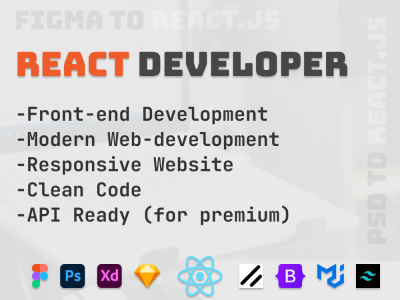 React Developer | React JS | Front End Developer | Figma to React | Upwork