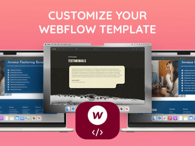 Webflow Template Edit | Customize Webflow Template | Webflow Developer ...