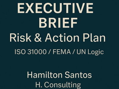 Executive Risk & Continuity Brief: ISO 31000/FEMA — Action Plan in 72h ...